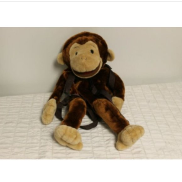 Toys | Vtg 1995 Curious George Backpack Puppet Head | Poshmark